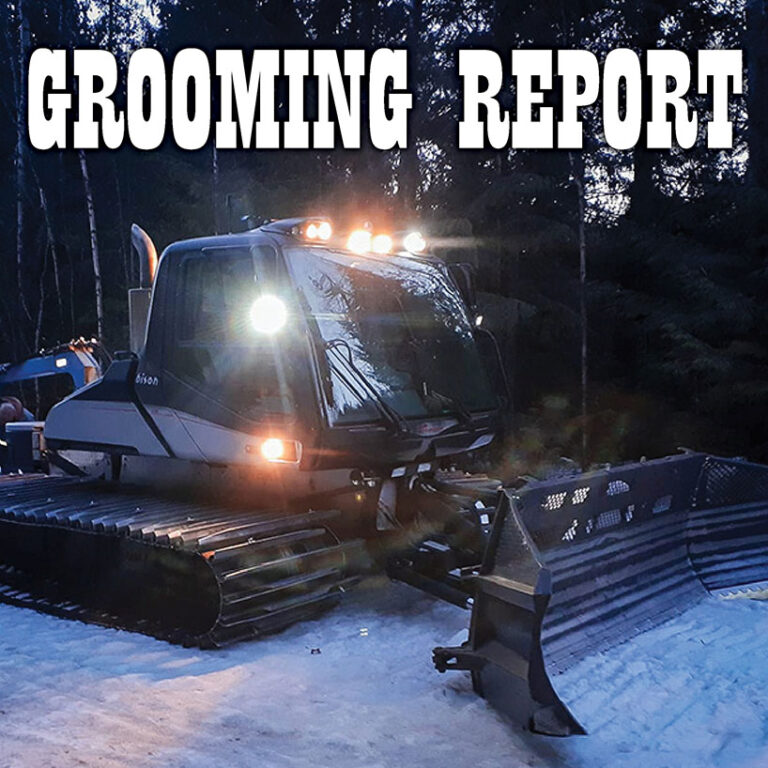 Sled McBride Grooming Report Jan 12, 2026